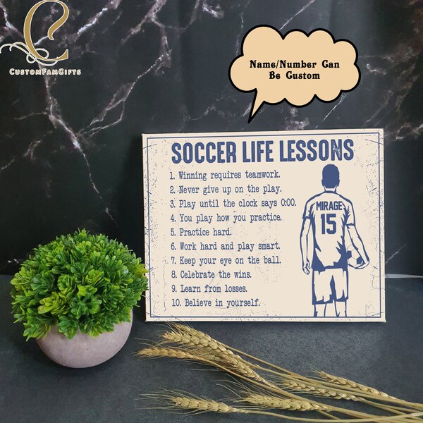 Soccer Life Poster - Etsy