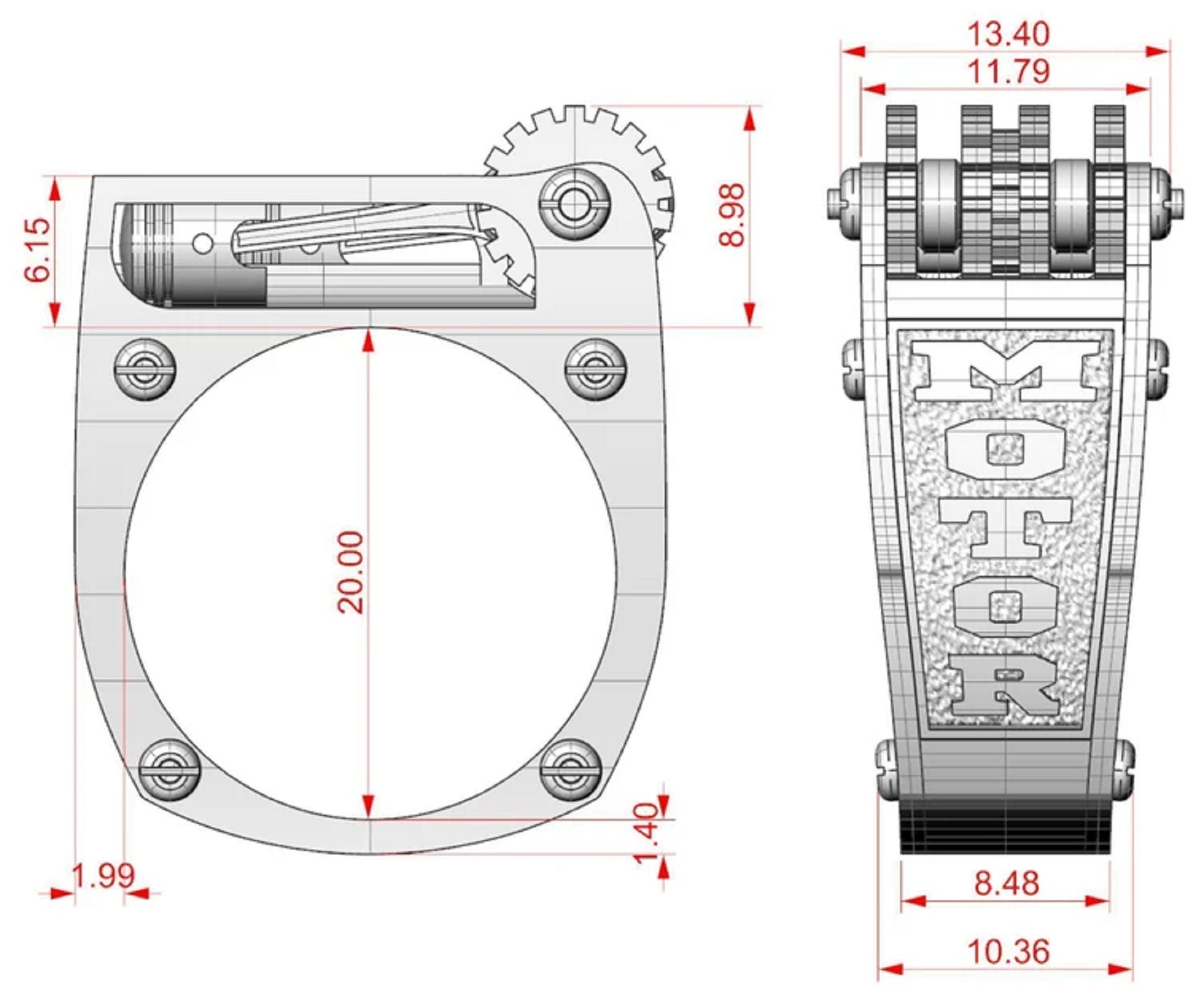 Ring Motor With Piston Two Tone Motor Ring Mechanic Gift Ring Vehicle ...
