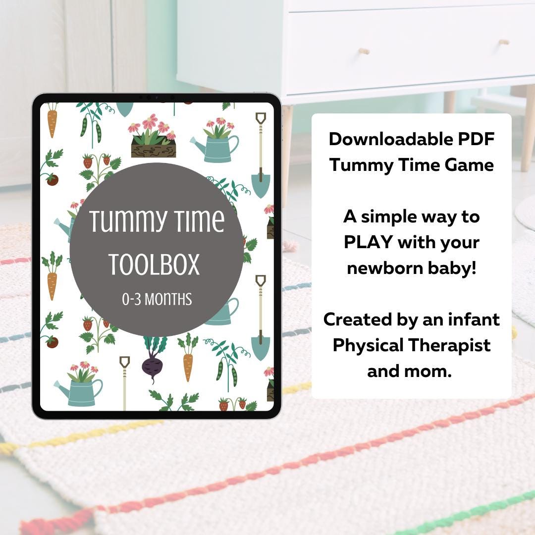Tummy Time Toolbox 0-3 Months, Instant Download, PDF Digital Download ...