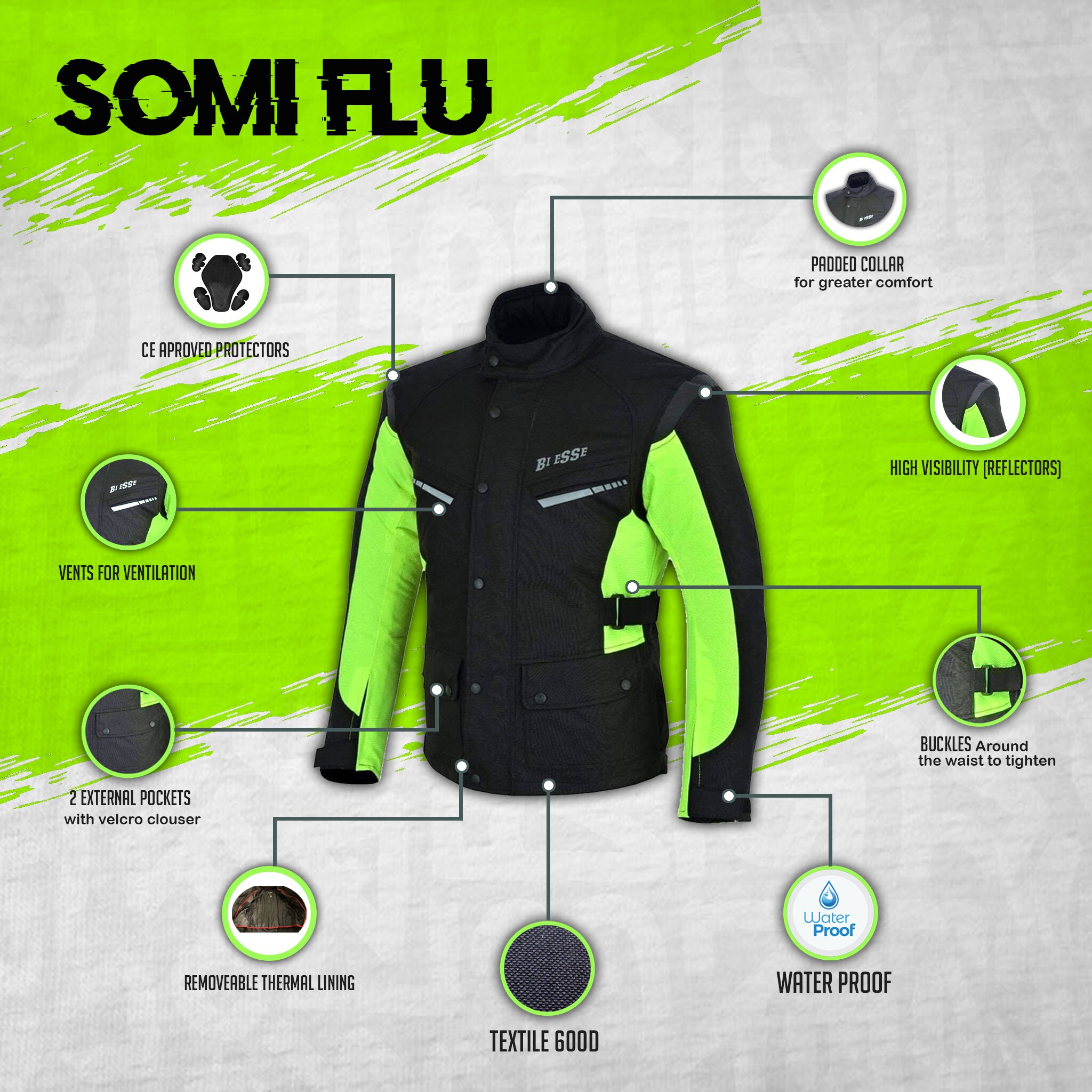Komine Jacket Green
