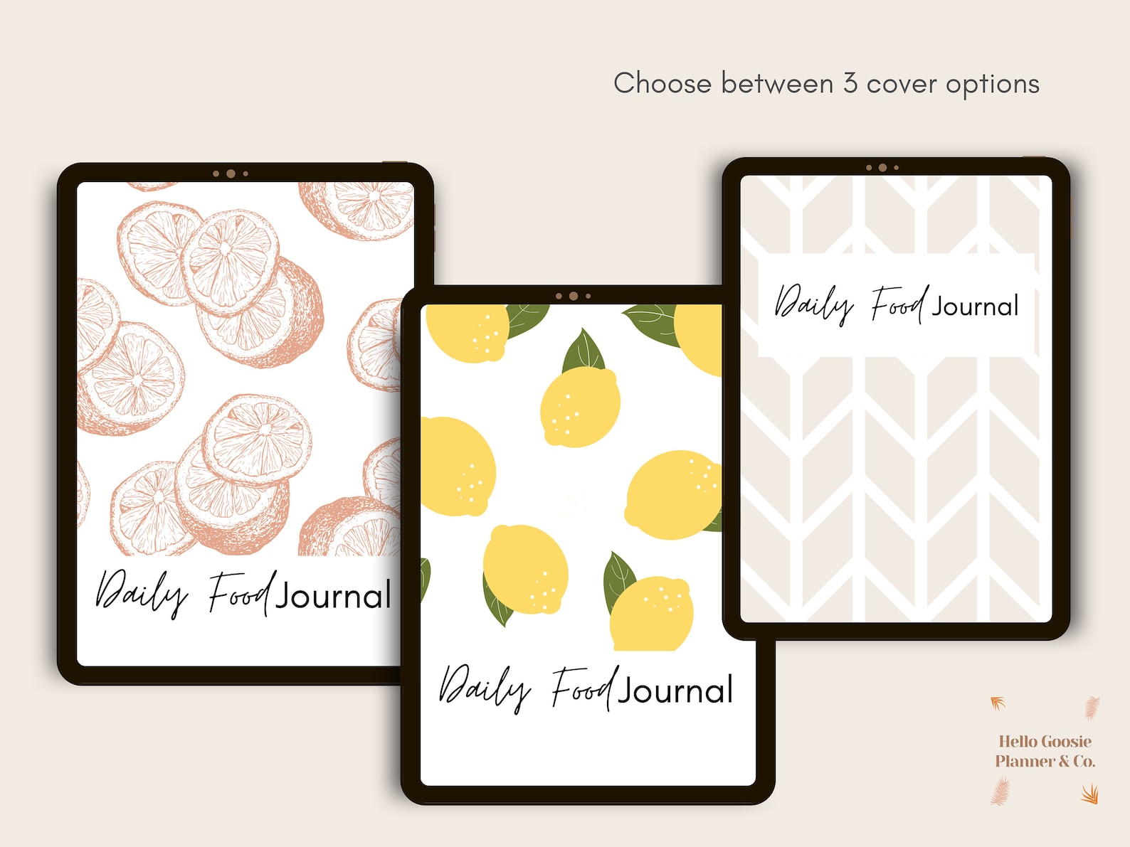 Digital Food Journal, Food Log, Food Diary, Meal Tracker, PDF Journal ...