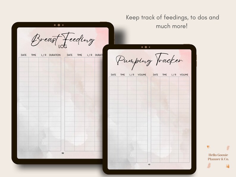 Digital Baby Journal, New Baby Planner, Newborn Tracker, Expectant Mom ...
