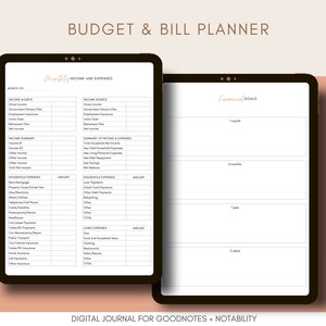 Digital Budget Planner: Financial Planner, Budget Tracker, Finance ...