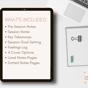 Digital Therapy Journal, Therapy Notebook, Therapy Notes, Session Notes ...