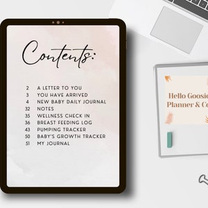 Digital Baby Journal, New Baby Planner, Newborn Tracker, Expectant Mom ...