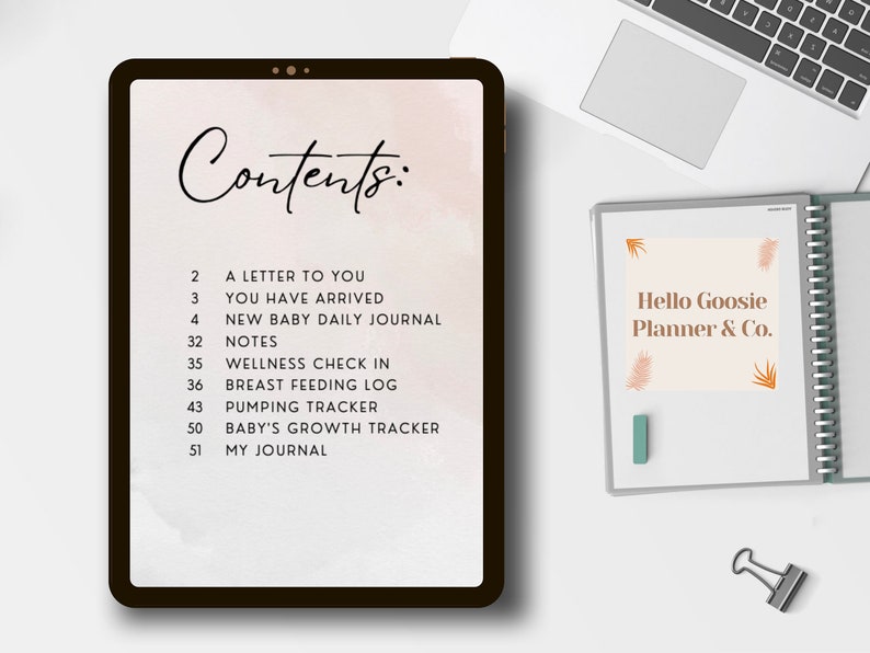 Digital Baby Journal, New Baby Planner, Newborn Tracker, Expectant Mom ...