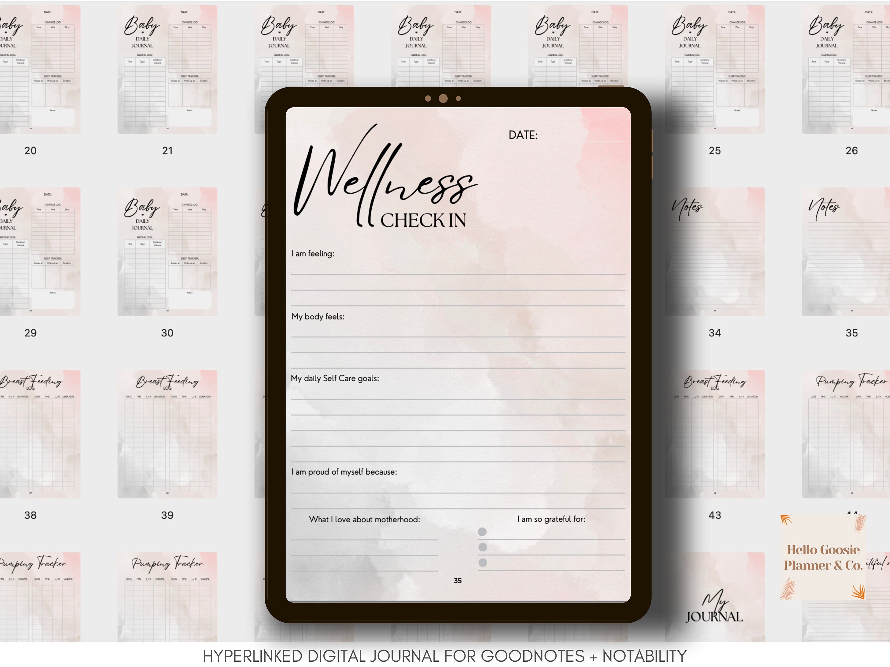 Digital Baby Journal, New Baby Planner, Newborn Tracker, Expectant Mom ...