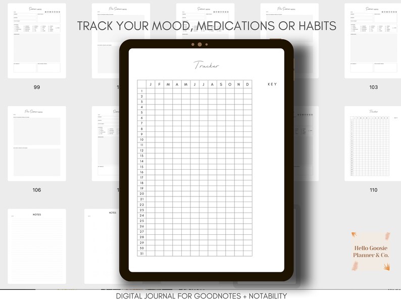Digital Therapy Journal, Therapy Notebook, Therapy Notes, Session Notes ...