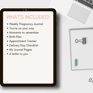Digital Pregnancy Journal, Pregnancy Planner, Pregnancy Tracker ...