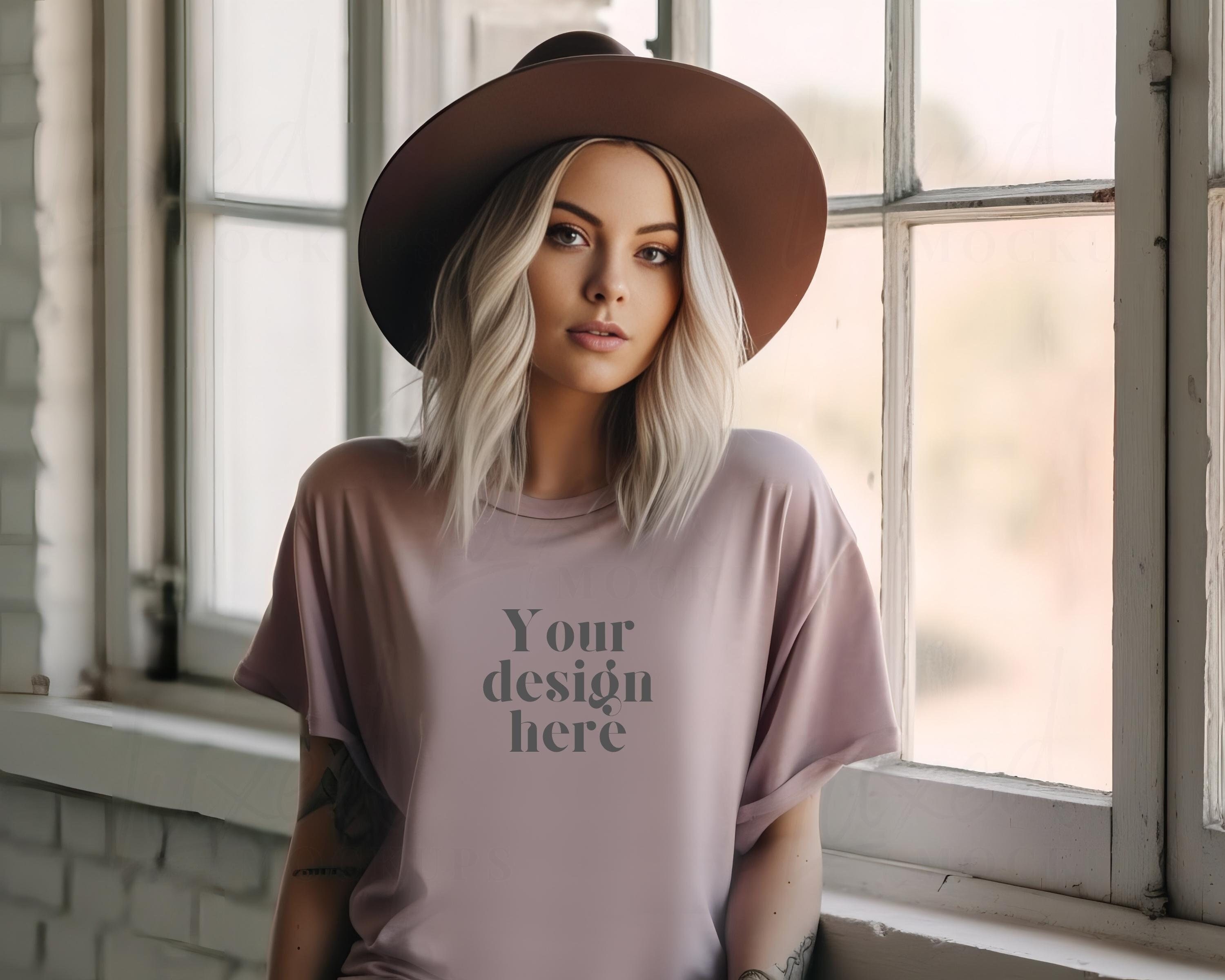 Heather Mauve Bella Canvas Shirt Mockup Bella Canvas 3001 - Etsy