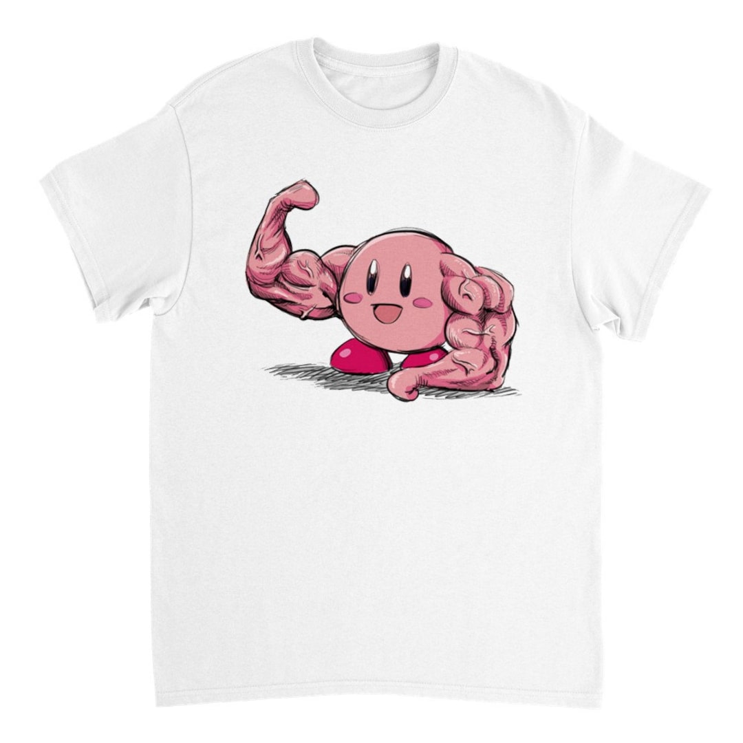 Pink Gumball Cartoon Meme Beach Body Bikini Buff Bodybuilder - Etsy