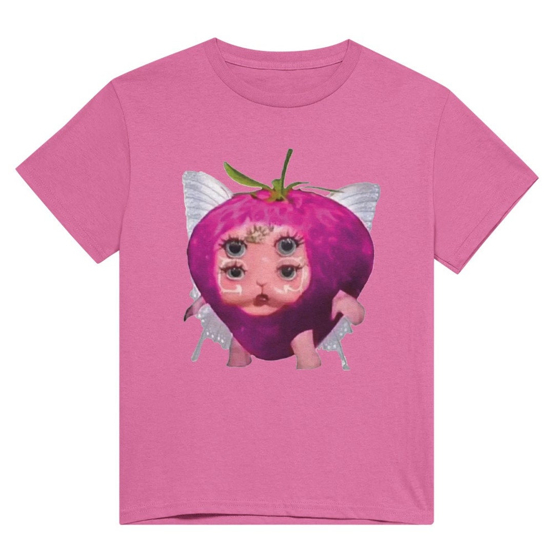 Melberry Strawmelly Meme Heavyweight Unisex Crewneck T Shirt - Etsy