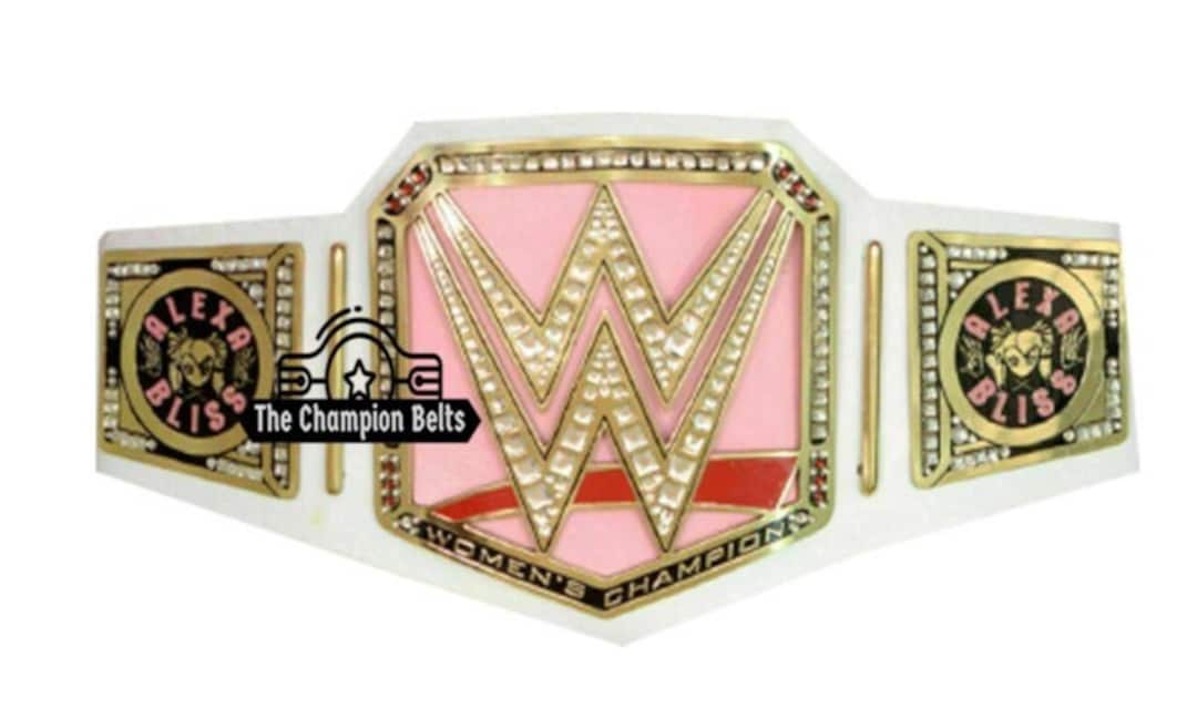 WWE Women's Championship Belts With Alexa Bliss Side - Etsy
