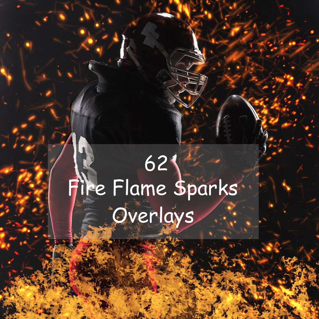 62 Fire Sparks Photo Overlays, Photoshop Overlays Campfire Flamer Fire ...