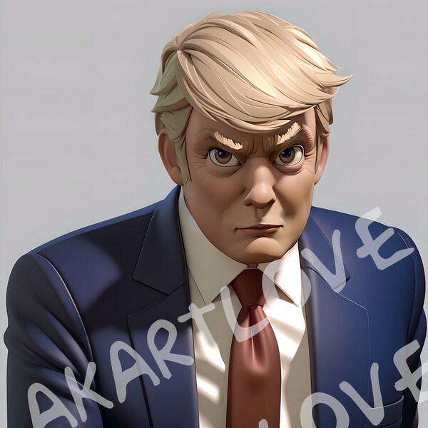 Trump Personalized Portrait - Etsy