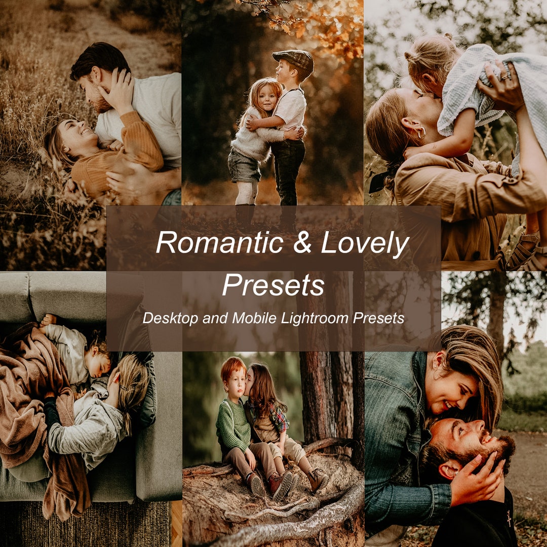 Romantic Lovely Presets, Desktop and Mobile Lightroom Presets ...