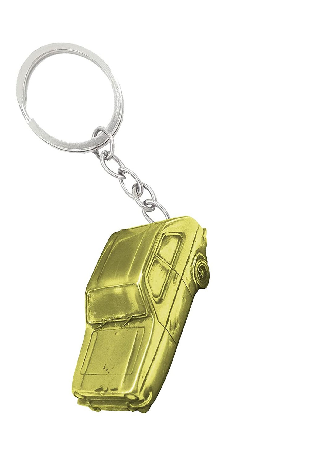 Ref202 Reli Robin Mk1 Saloon Split-ring Keyring FULL Car Handmade Gold ...