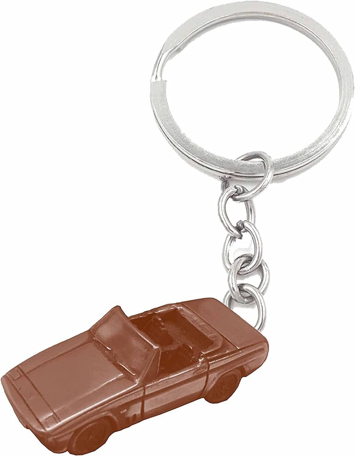 Ref200 French Car Reli SS1 Split-ring Keyring FULL Car Handmade Gold ...