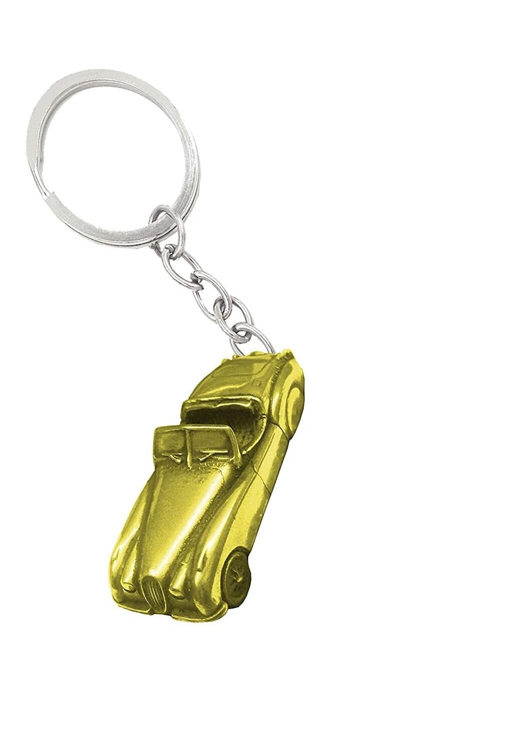Ref103 Sports Car XK 120 Roadster Split-ring Keyring FULL CAR Handmade ...