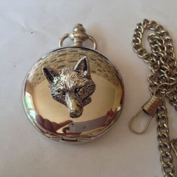 Fox Pocket Watch - Etsy