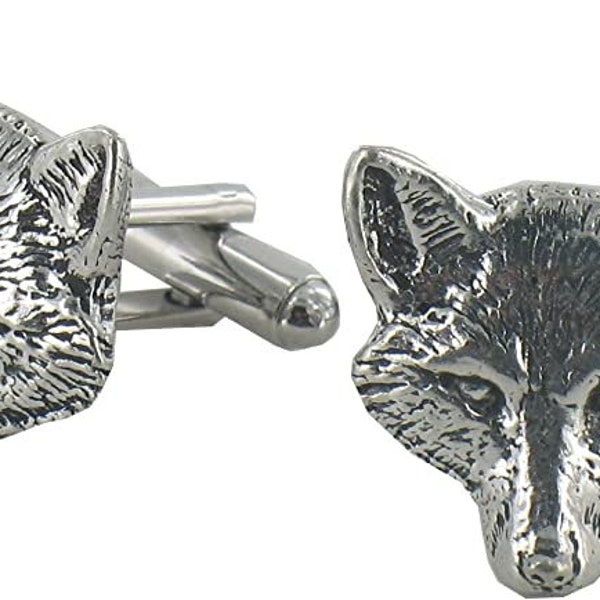 Wolf Cufflinks - Etsy