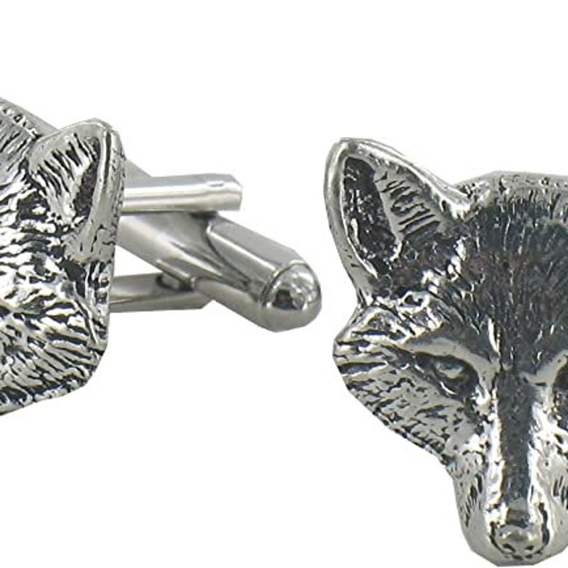 Wolf Cufflinks - Etsy