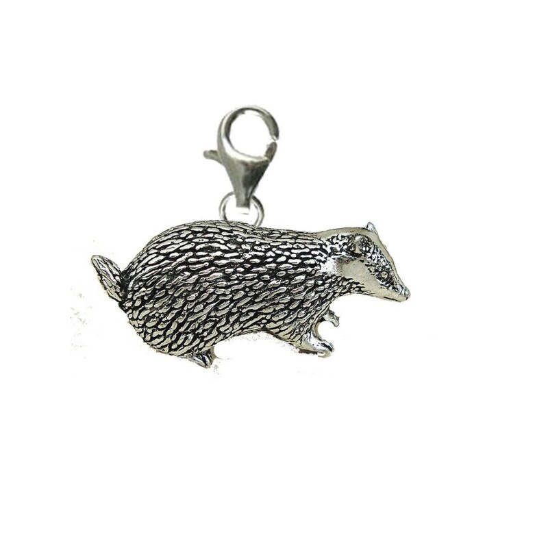 Badger Charm - Etsy
