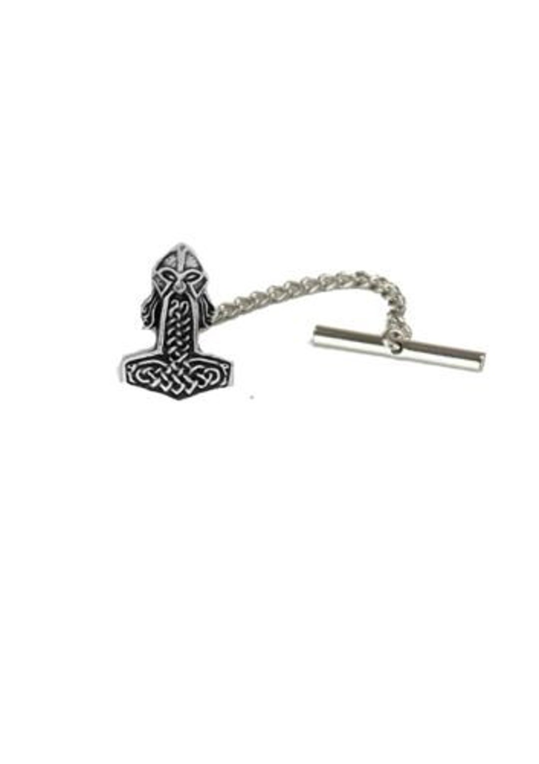 Mjolnir CODEDR1003 Made From Fine English Pewter on a Tack Tie Pin With ...