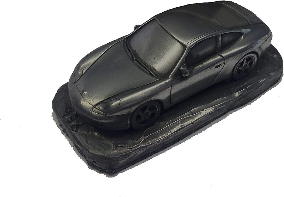 German Car 911 type 996 Ref195 1:92 Scale Model Handmade Gold Black ...