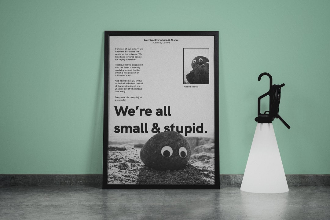 Everything Everywhere All at Once Rock Poster - Modern Movie Art ...