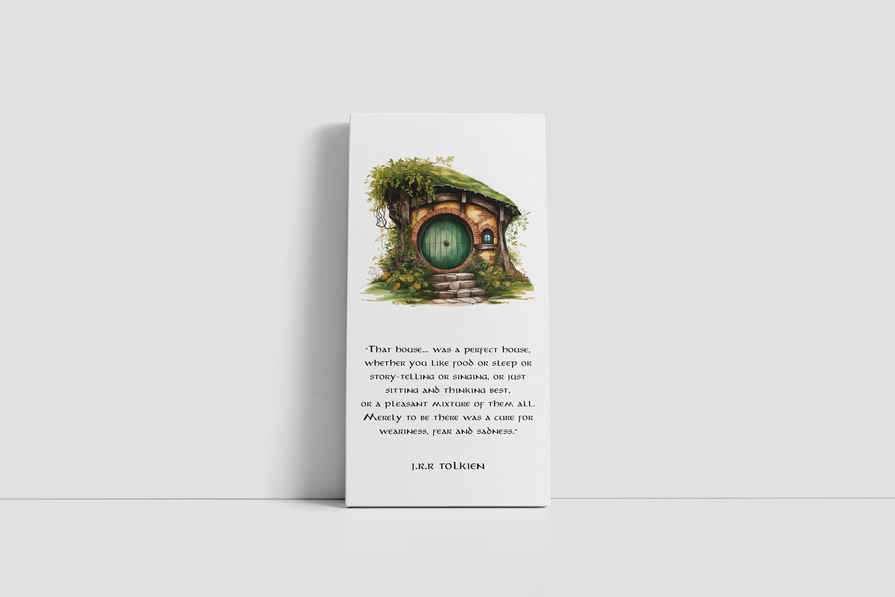 Hobbiton Wall Decor - LOTR J.R.R. Tolkien Quote, Rustic Sign - Etsy
