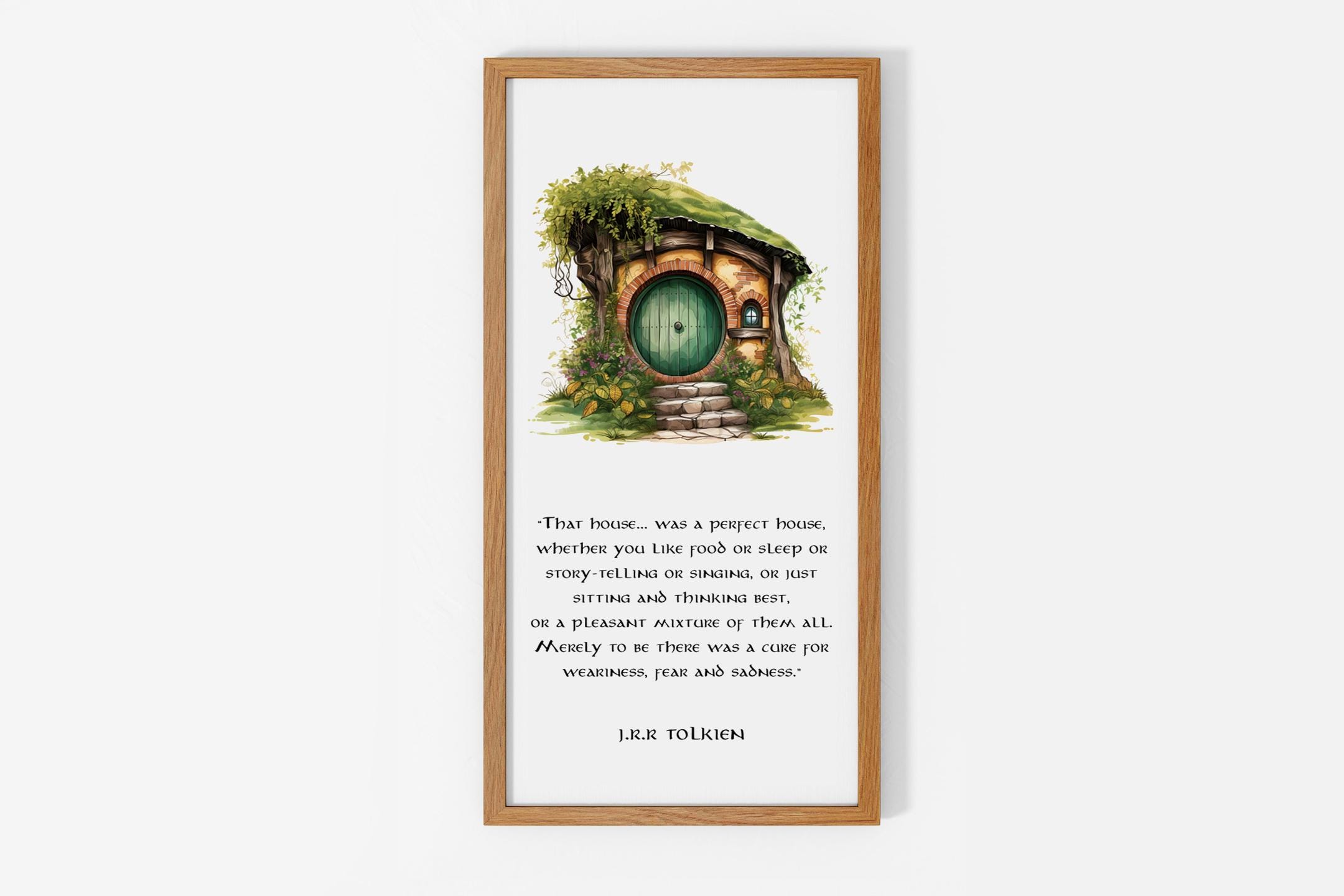 Hobbiton Wall Decor - LOTR J.R.R. Tolkien Quote, Rustic Sign - Etsy