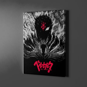 Berserk Anime Poster: Manga Art, Fantasy Wall Decor - Etsy