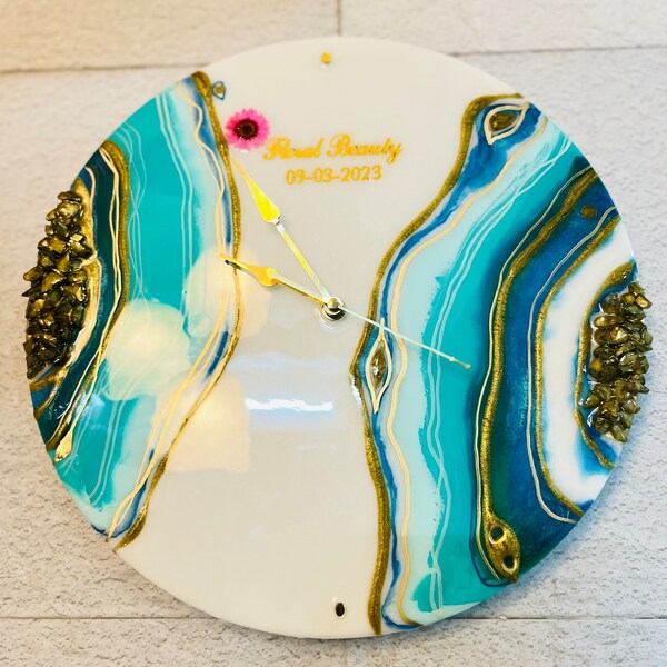 Resin Geode Wall Plates - Etsy