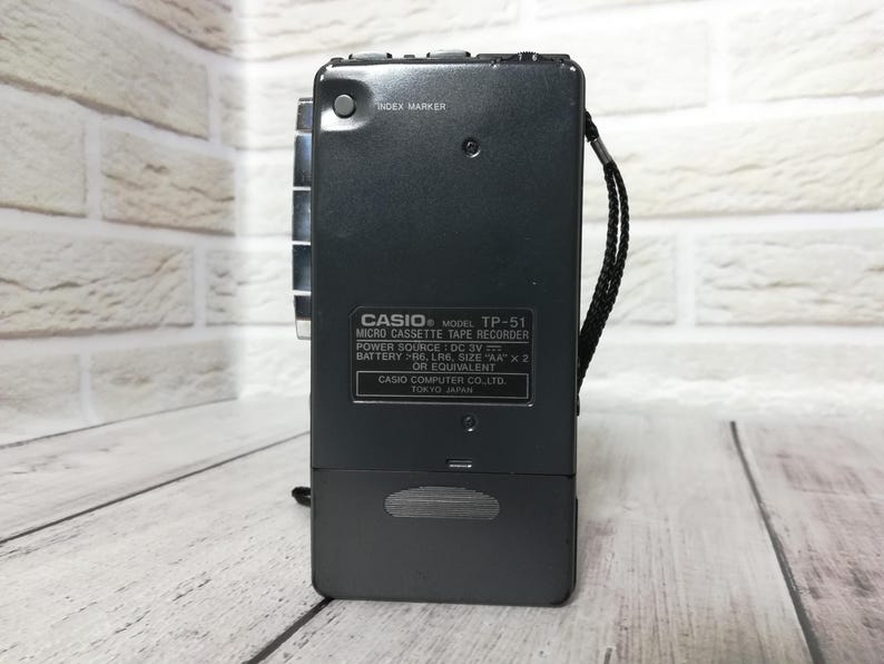 Casio TP-51 Micro Cassette Tape Recorder - Etsy