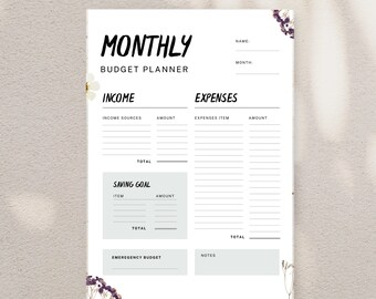 Digital Budget Planner, Finance Tracker, Finance Planner, Digital ...