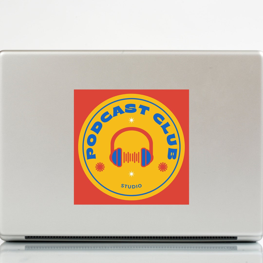 Podcast Club Music Studio Production Recording Engineer Stickers ...
