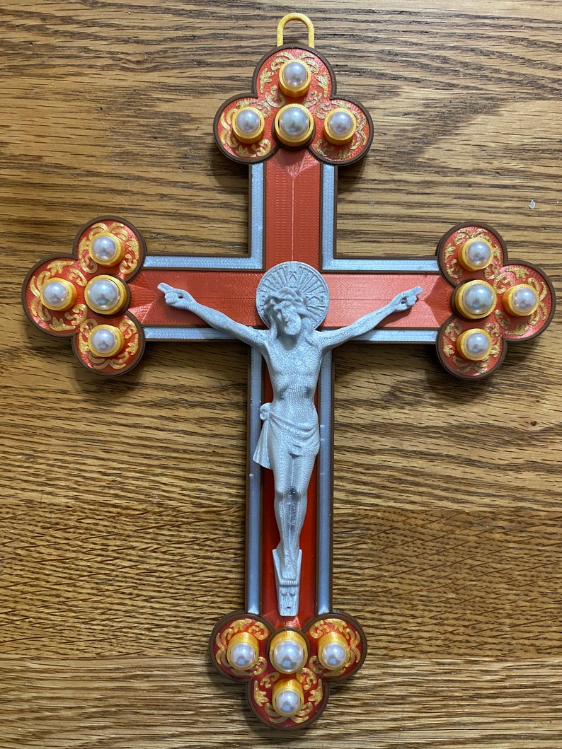 3D Printed Cross of Coronado Available in Multiple Colors - Etsy