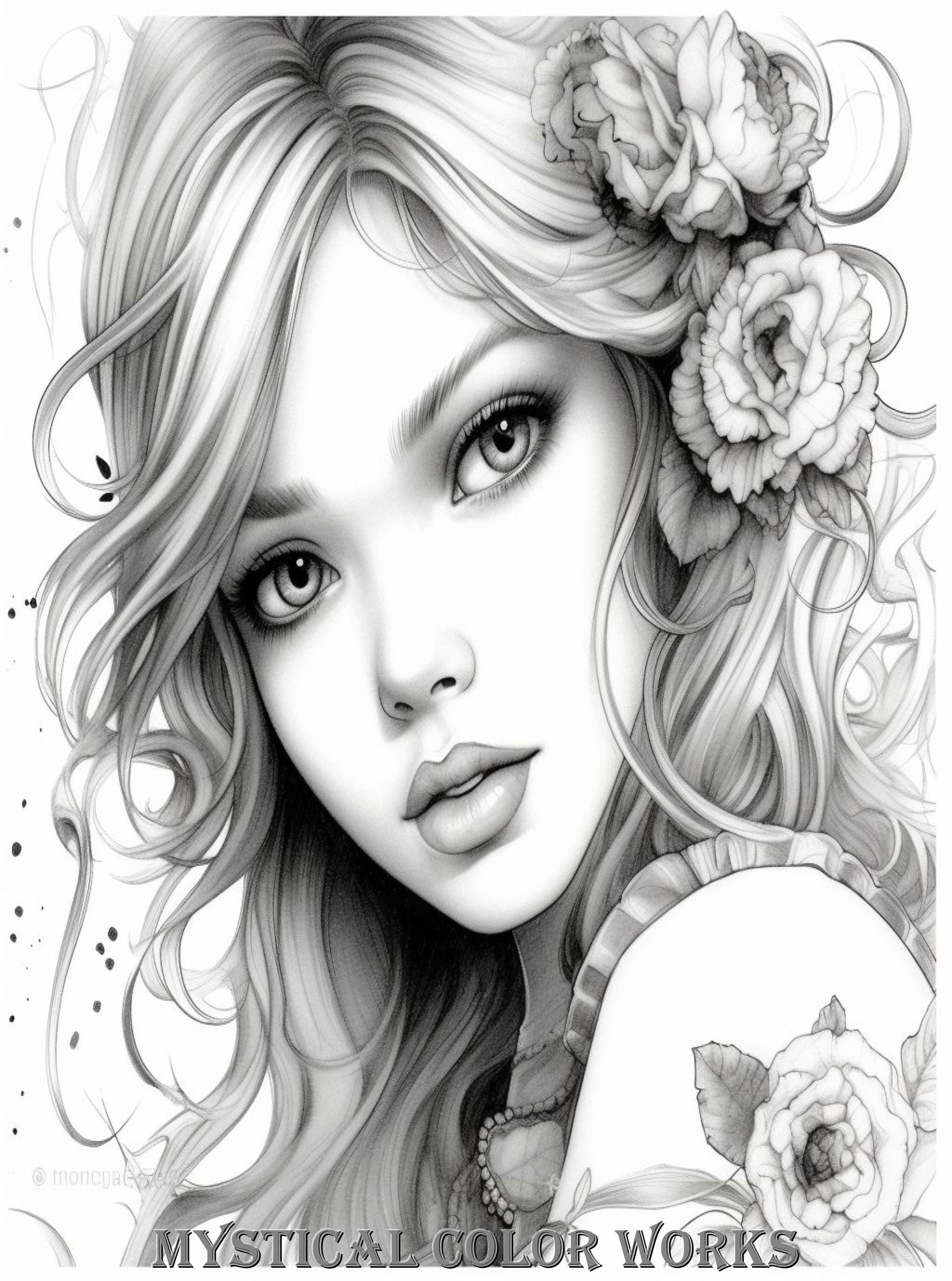 Coloring Pages, Pretty Girls, Queen, Princess, Dogs, Pets, Cats ...