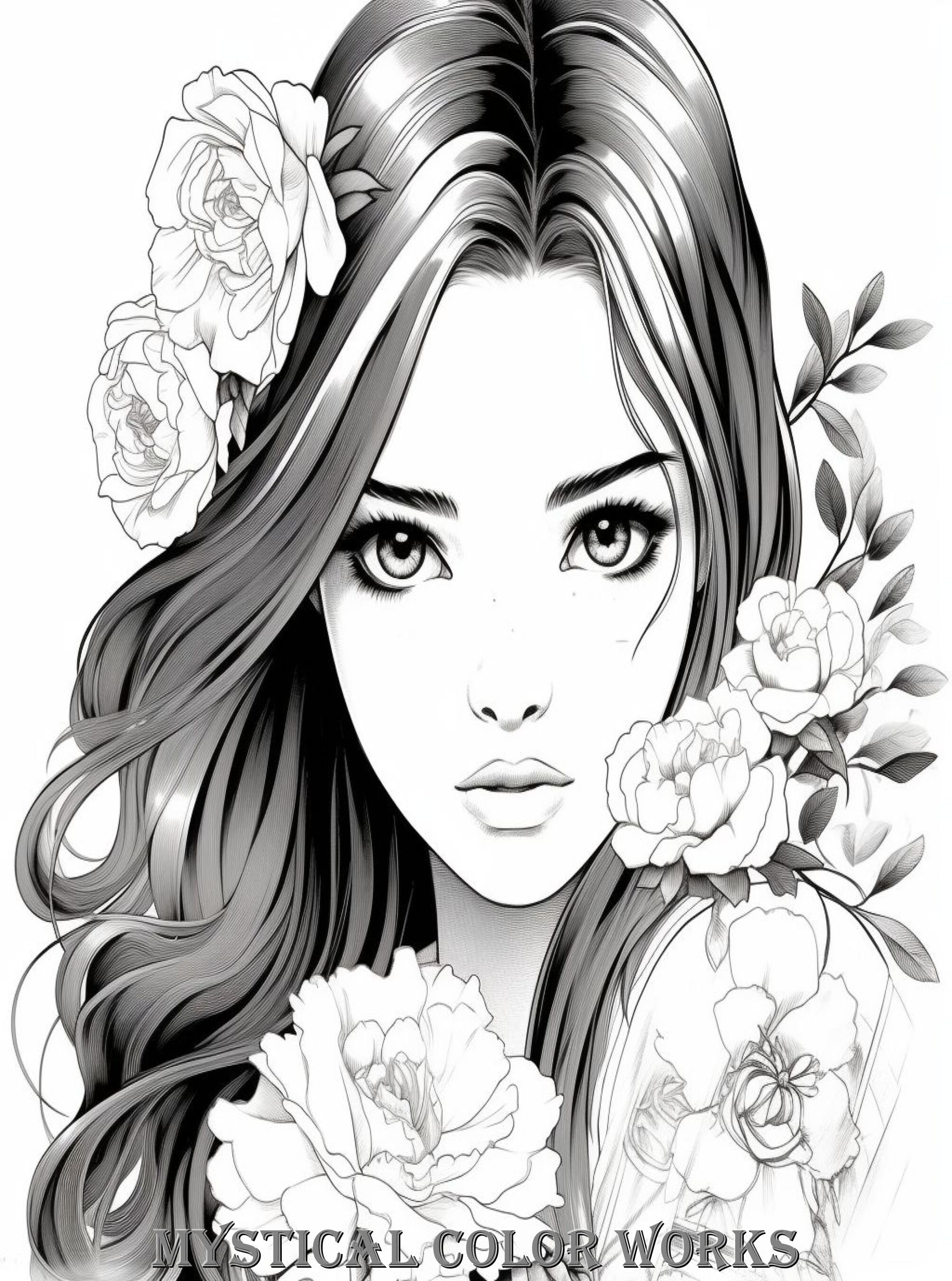 Coloring Pages, Pretty Girls, Queen, Princess, Dogs, Pets, Cats ...