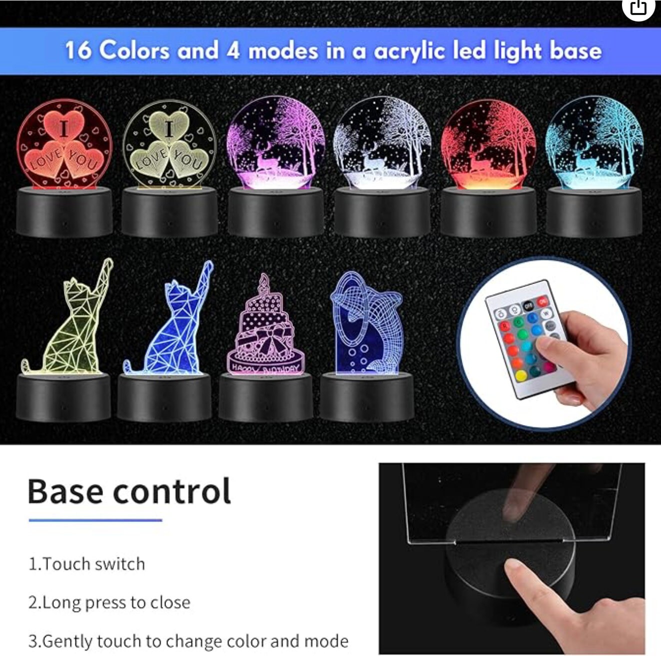 Bluey Children's Night Light, Bluey, Children's Night Light, Night ...