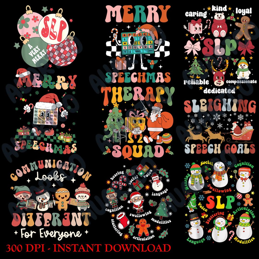 Merry Speechmas Png, Speech Language Pathologist Png, Speech ...