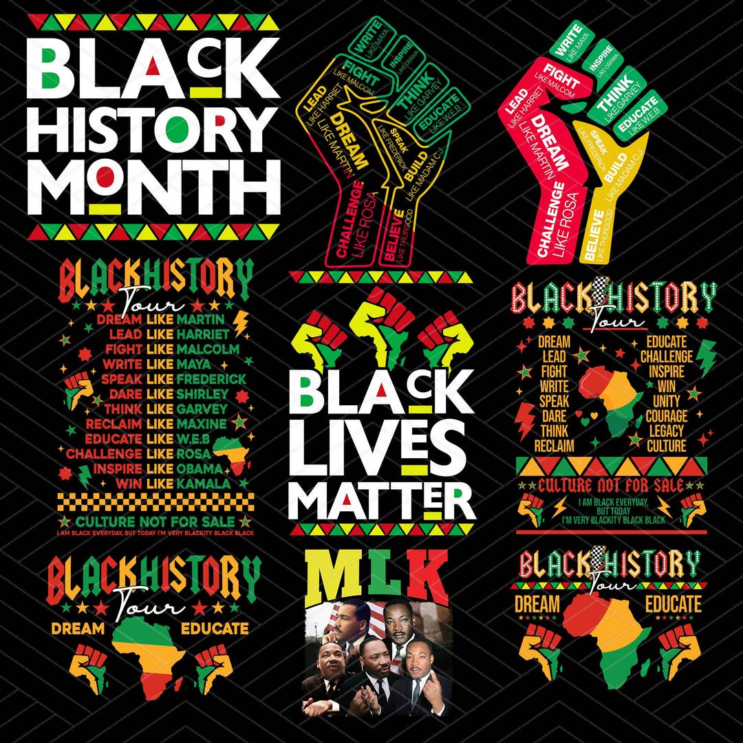 15 Martin Luther King PNG Bundle, MLK Png, Black History Png, Dream ...