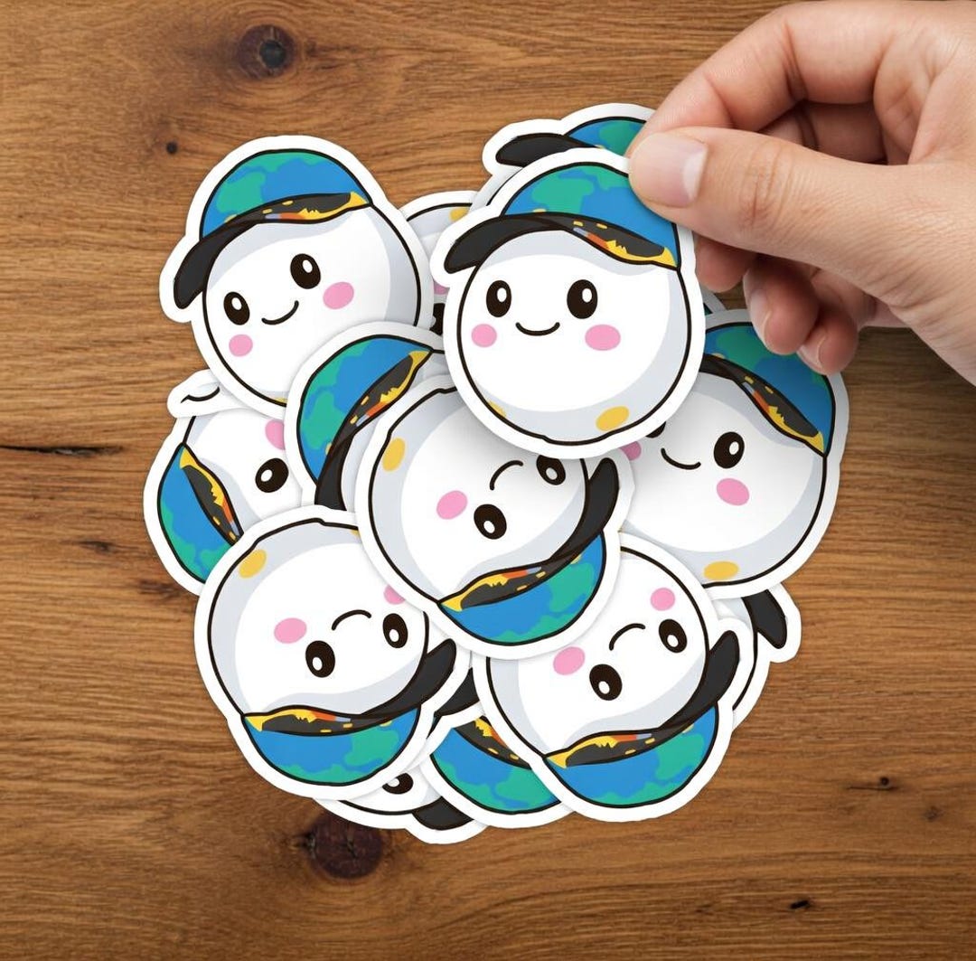 100 PCS Artemis II Moon Mission Mascot Rise Die-cut Stickers, Mascot ...