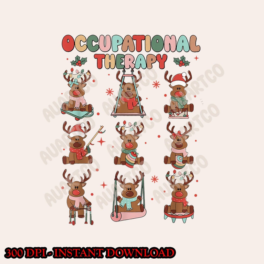 Occupational Therapy Christmas Png, Occupational Therapist Christmas ...