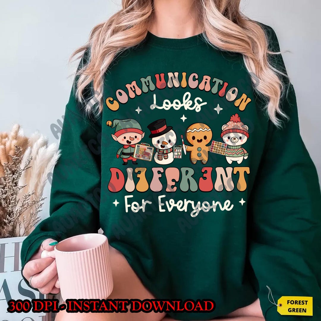 SLP Christmas Communication Looks Different for Everyone Png, SLP ...