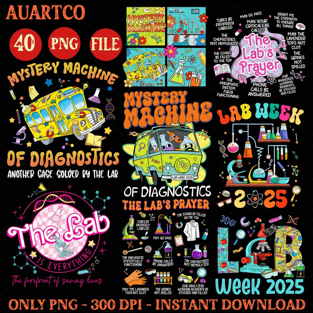 40+ Lab Week 2025 Png, Mystery Machine of Diagnostics Lab Week 2025 Png ...