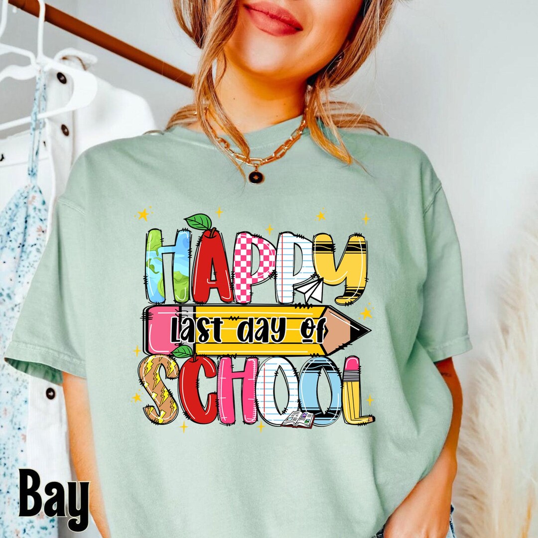 Teacher Happy Last Day of School PNG, Boho Floral Teacher Png, Last Day ...