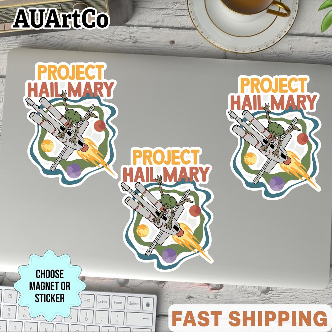 Project Hail Mary Vinyl Sticker, Amaze Amaze Amaze Sticker, Rocky ...