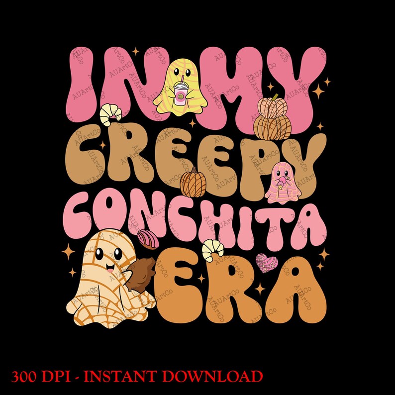 In My Creepy Conchita Era Png, Mexican Ghost Png, Conchas and Cucuys Png, Conchas Ghost ...